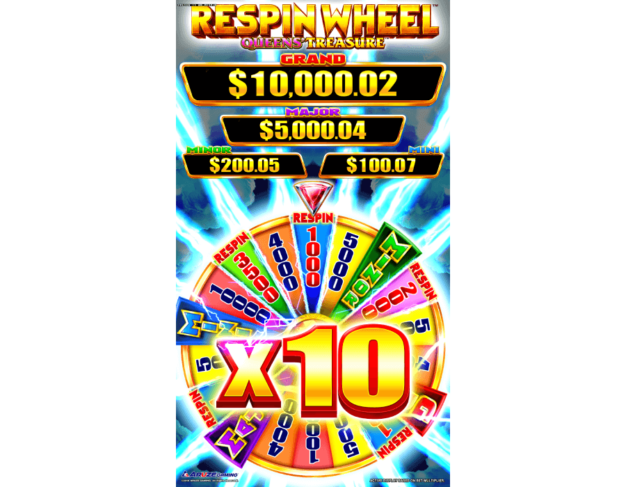 Respin Wheel™ - Queens' Treasure - Aruze Gaming